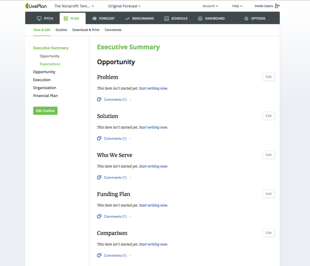 How To Use LivePlan For Your Nonprofit Business Plan